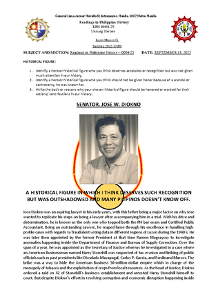 Sanchez Activity LWR Death of Rizal - General Luna, corner Muralla St ...