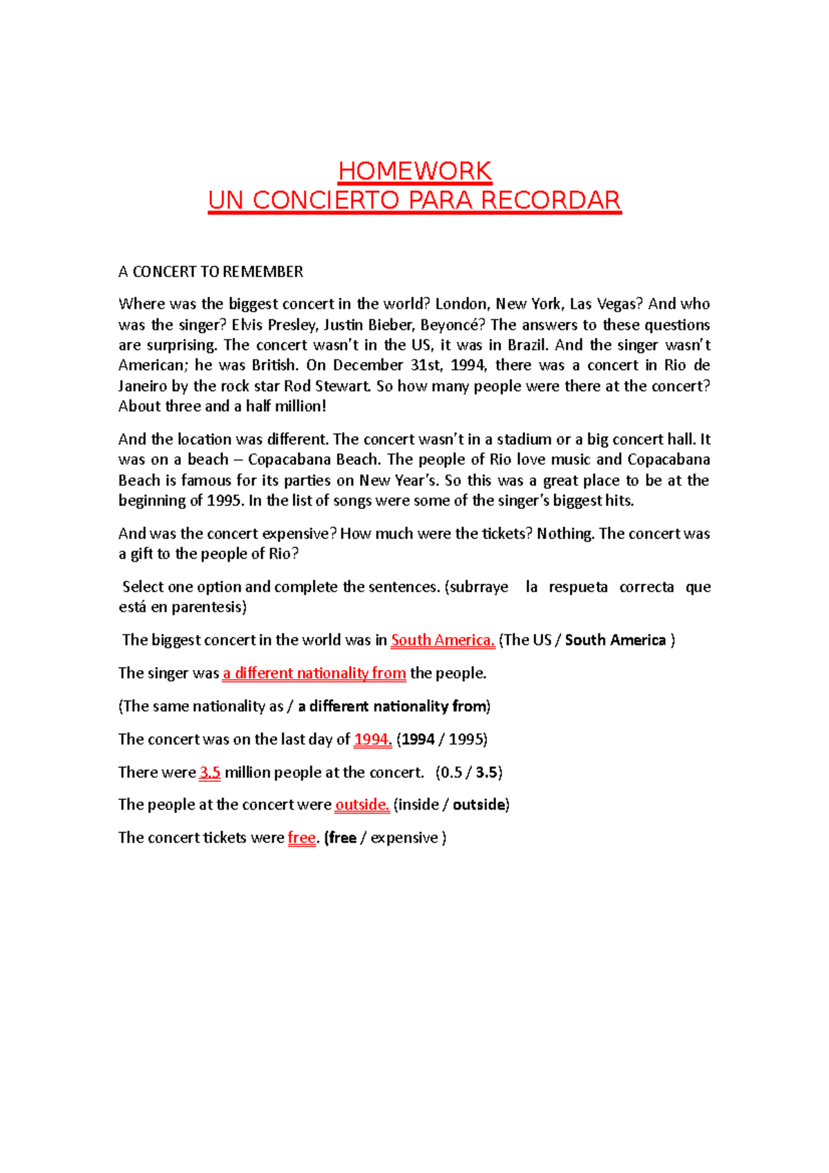 Homework 3 - tarea3 - HOMEWORK UN CONCIERTO PARA RECORDAR A CONCERT TO ...