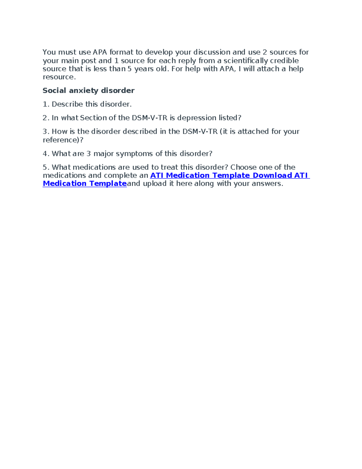 5&6 Discussion - Answer. the questions. Give references on APA format ...