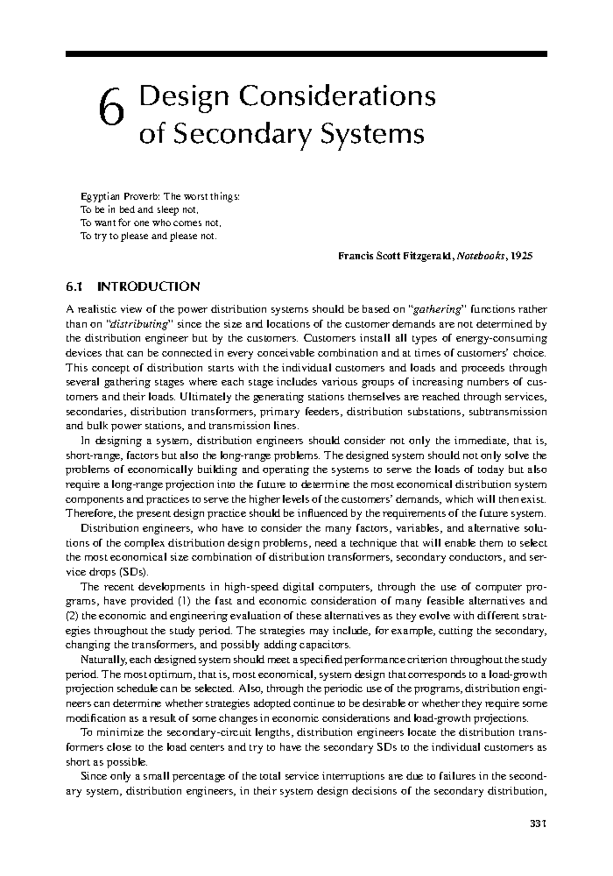 Bab 6 Design Considerations of Secondary Systems - 331 6 Design ...