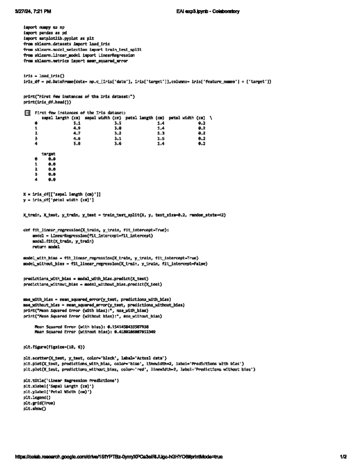 EAI exp3 - lab notes exp3 - Ethics and AI - Studocu