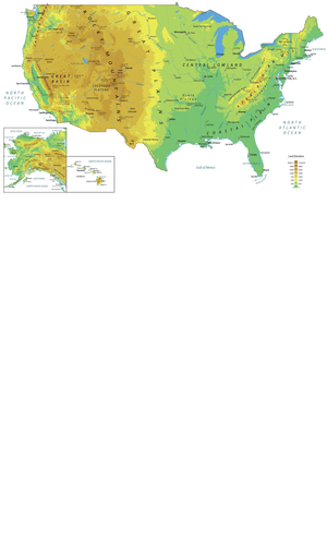 Physical+geography - Notes for use - United States Physical Geography ...