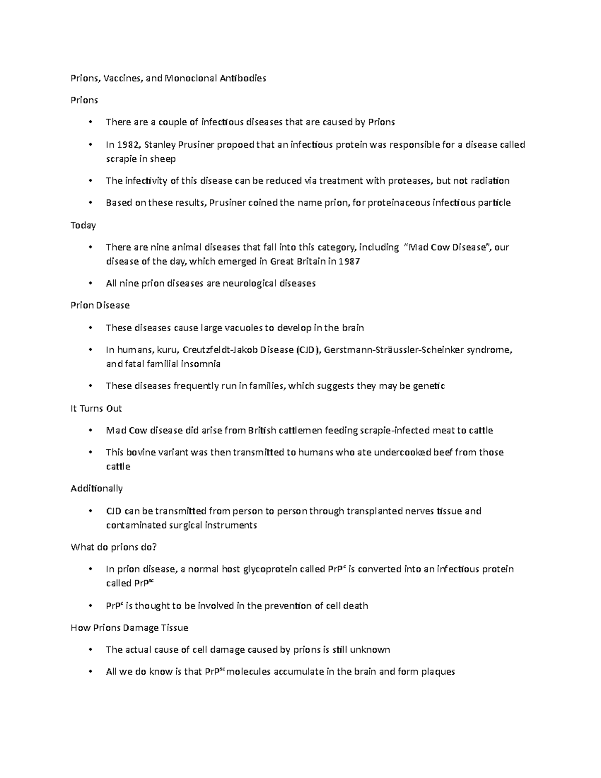 Prions Vaccines and Monoclonal Antibodies-Complete - Prions, Vaccines ...