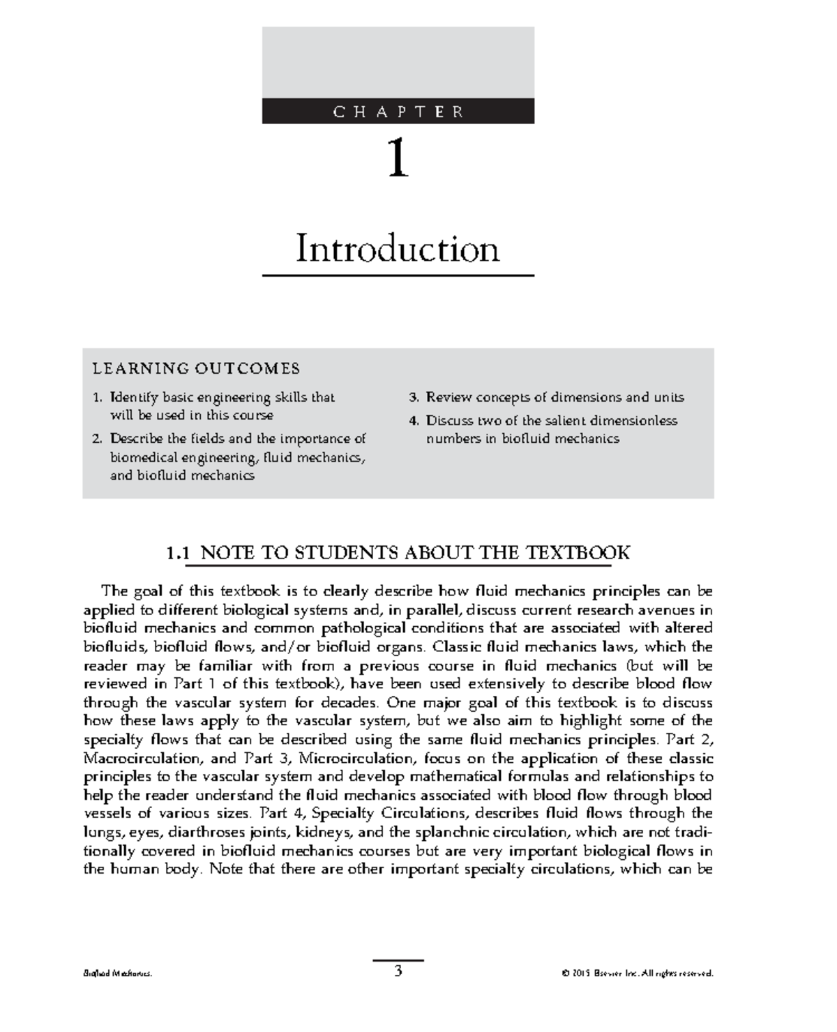 Chapter-1-Introduction 2015 Biofluid-Mechanics - Biofluid Mechanics (MW0376) - TUM - Studocu