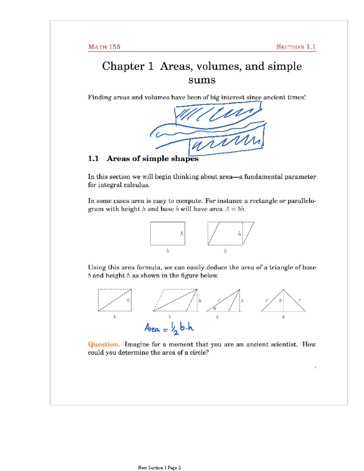 Lecture 1 - MATH 155 - Studocu