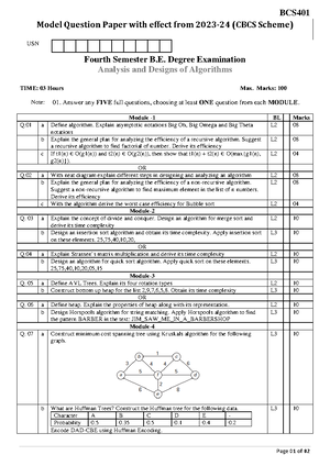 3 IA Question Paper ADA (BCS401) - Shanti Vardhak Education Society’s Dept. of CSE / CSE(DS ...