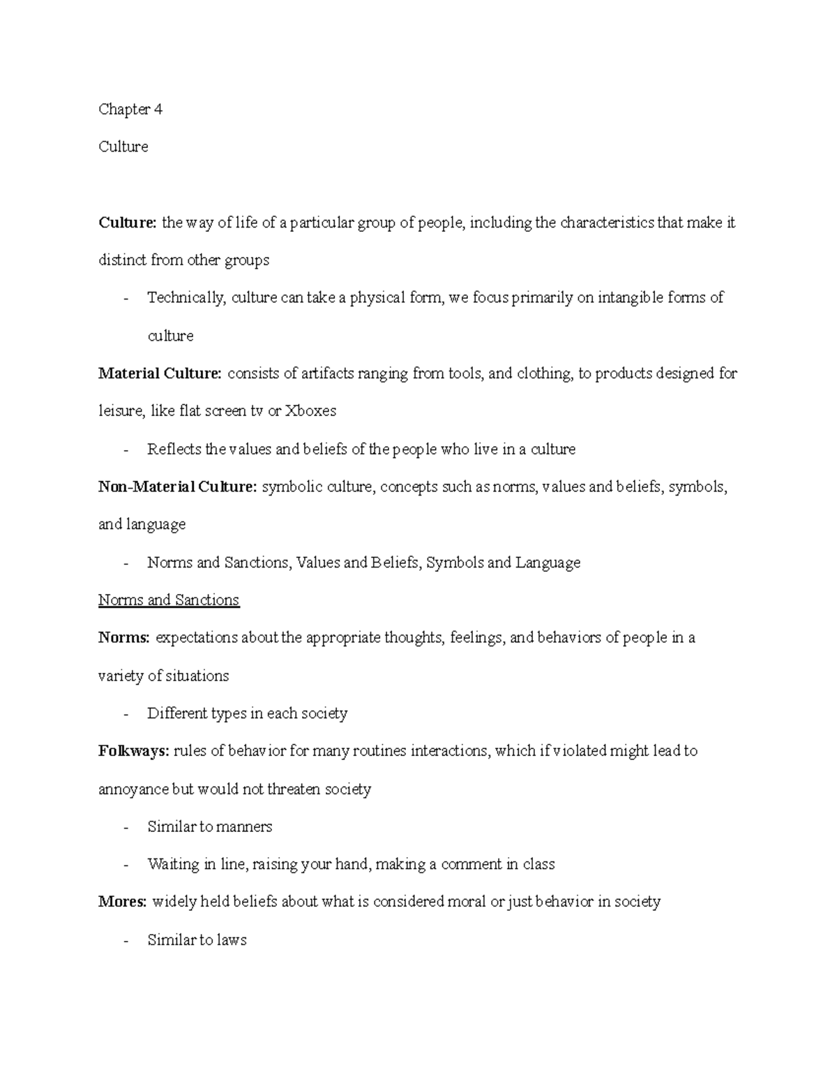 Sociology 100 Notes - The professor for this class was Alyssa Anderson ...