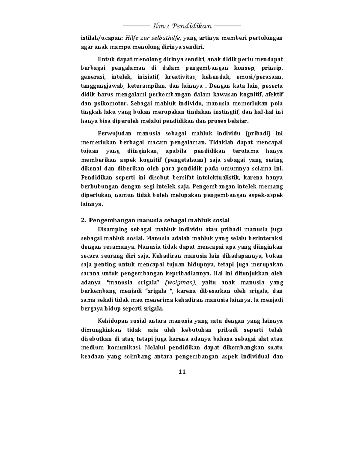 Ilmu Pendidikan -8 - Notes - _____________ Ilmu Pendidikan ...