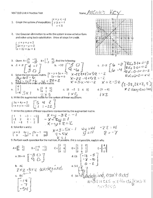 Unit 1 Practice Test - MAT 110 – Henderson UNIT 1 Practice Test Name