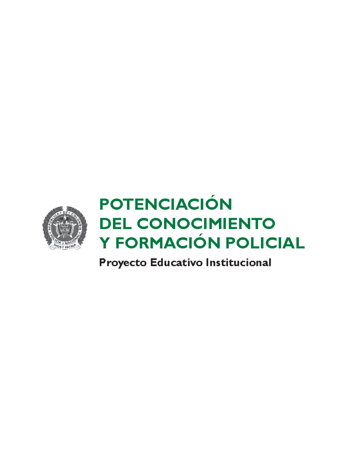 Proyecto Educativo Institucional PEI - 2013 - POTENCIACIÓN DEL ...