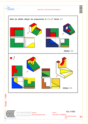Consolidado 2, universidad - Geométria descriptiva - Studocu