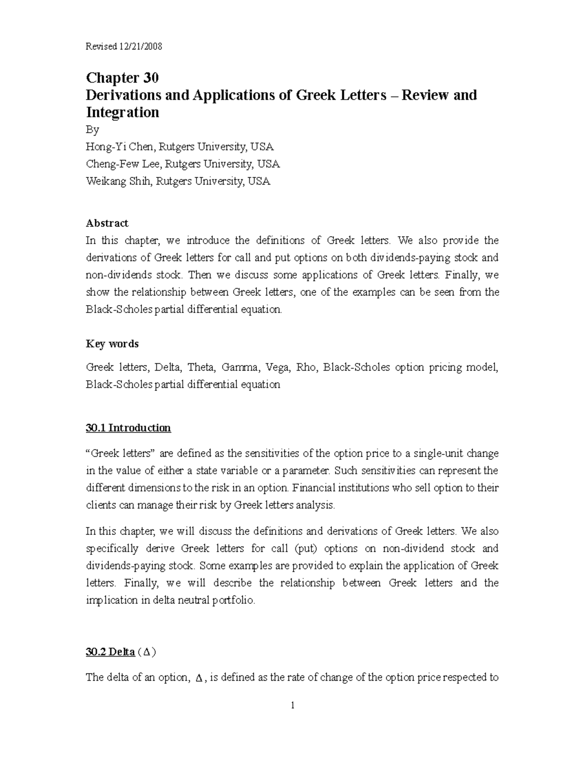5-4 Greek letters - class work - Chapter 30 Derivations and ...