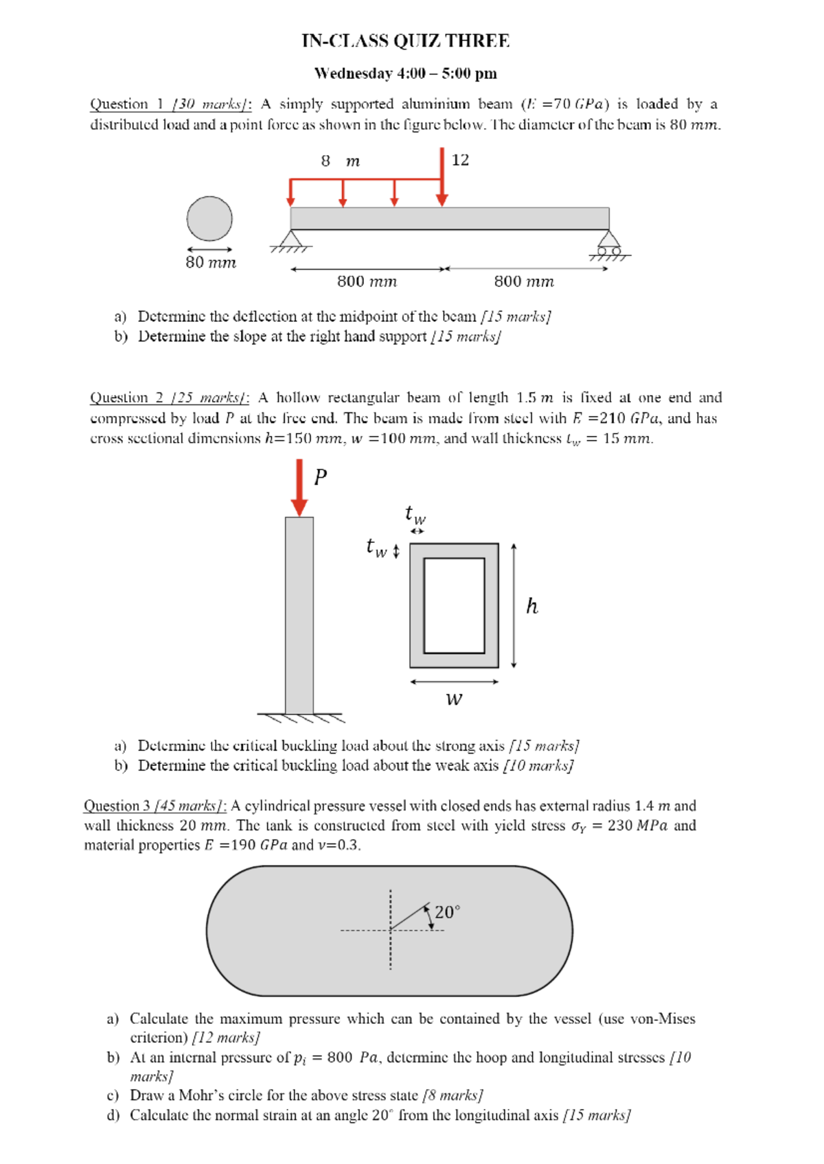 SAD test 3 - SAD TEST 3 - QUIZ THREE Wednesday 4:00 5:00 pm Question 1 ...