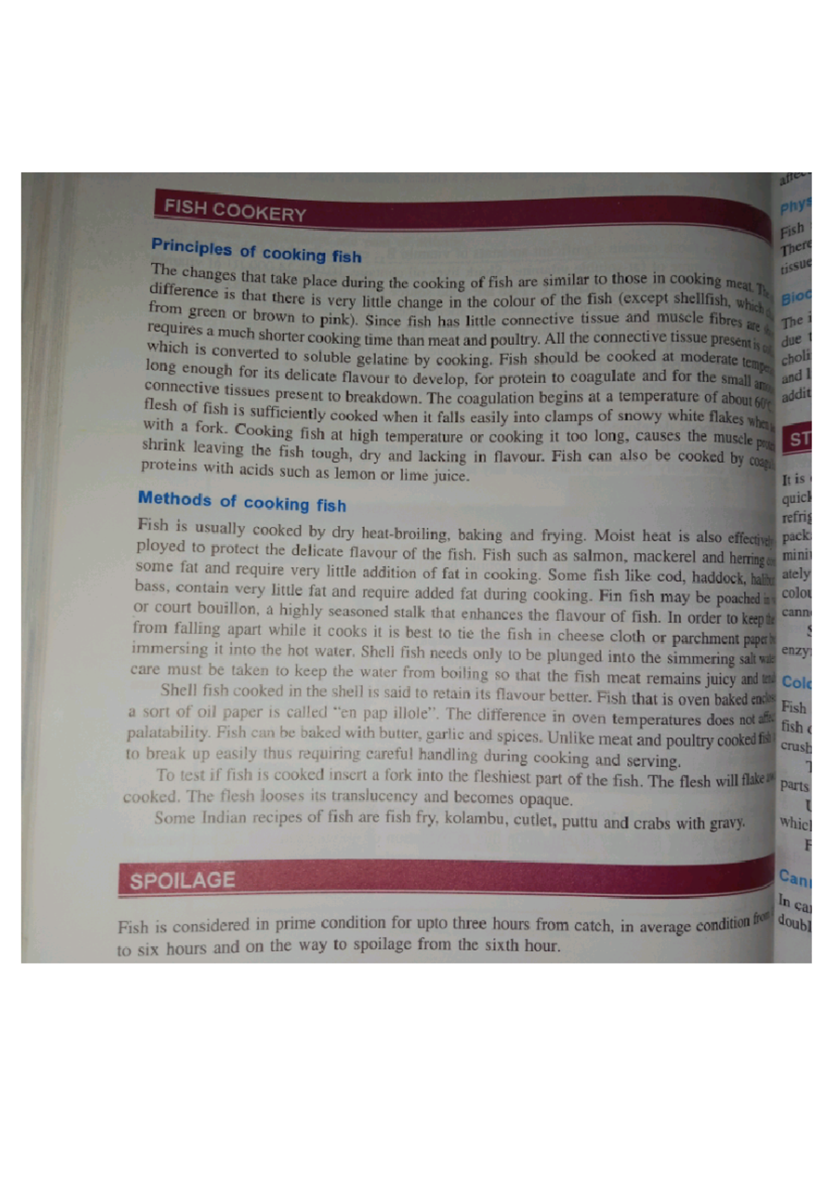 Fish cookery and storage and preservation - a ing d in wy colour ...