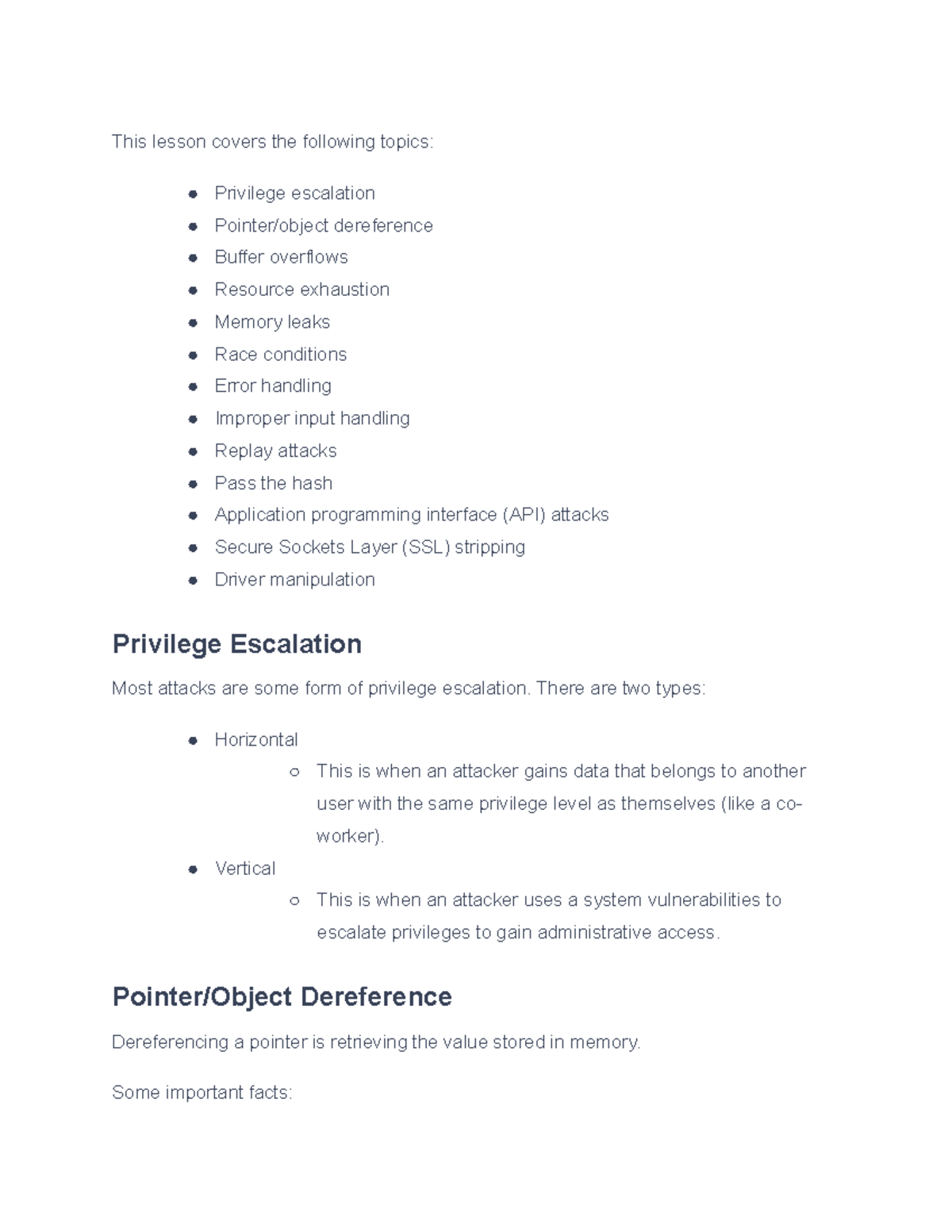 10.3.14 Web Application Attack Facts - This lesson covers the following ...