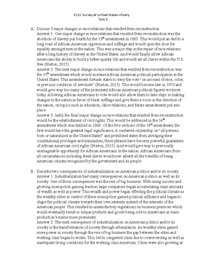 C121 Task 4 redo 2 - C121 Task 4 Pass - C121 Survey of United States ...