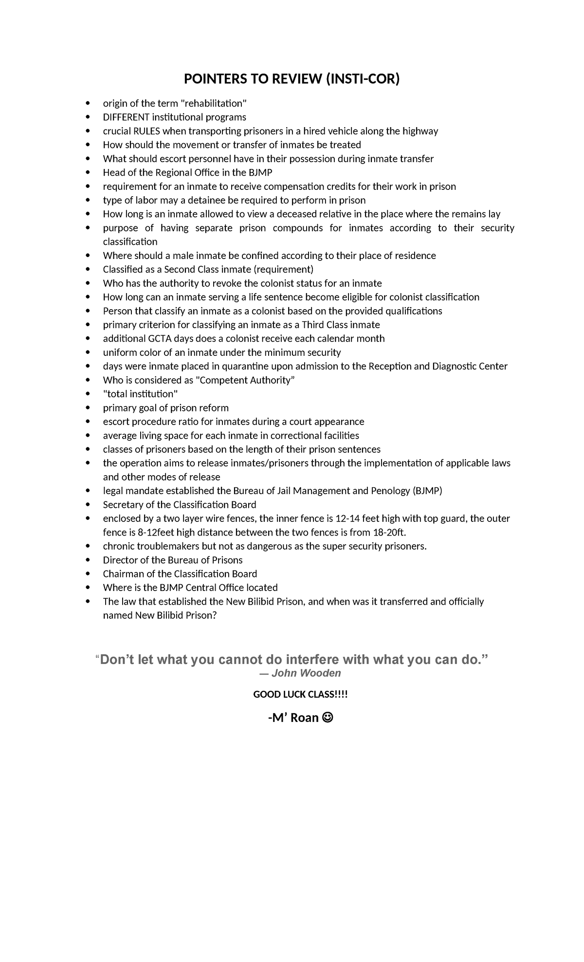 Pointers-TO- Review - none - POINTERS TO REVIEW (INSTI-COR) origin of ...