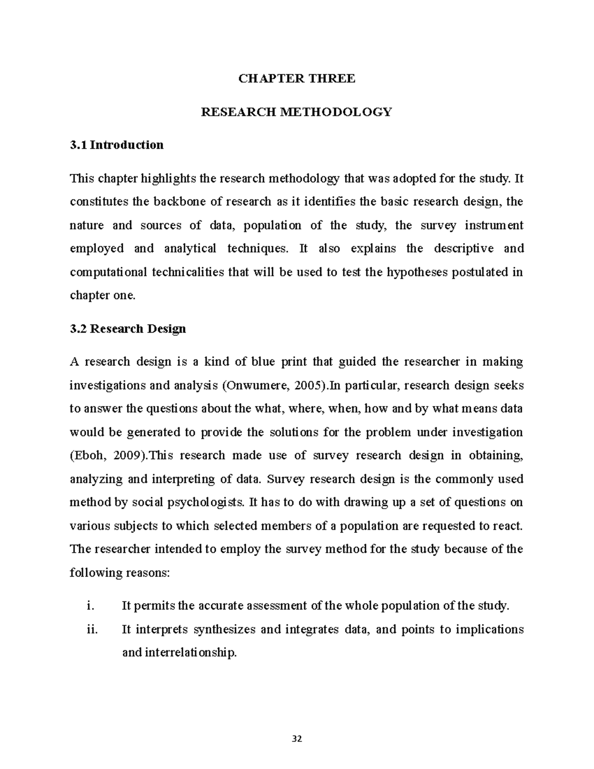 Chapter FOUR-WPS Office - CHAPTER THREE RESEARCH METHODOLOGY 3 ...