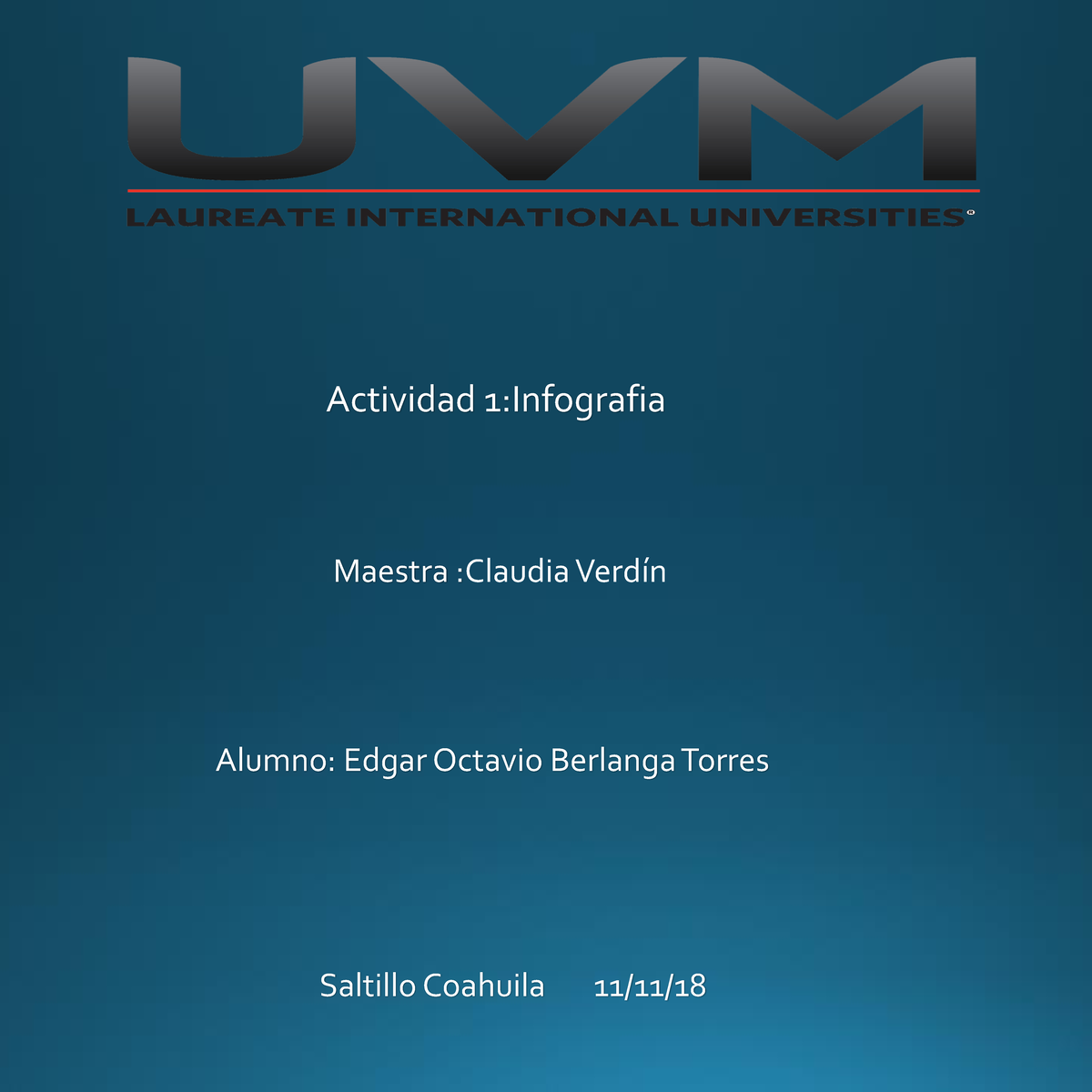 A1 EOBT - calidad - Maestra :Claudia VerdÌn Alumno: Edgar Octavio ...