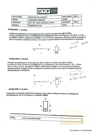 solución de ejercicio de diseño de viga T - concreto armado - Studocu