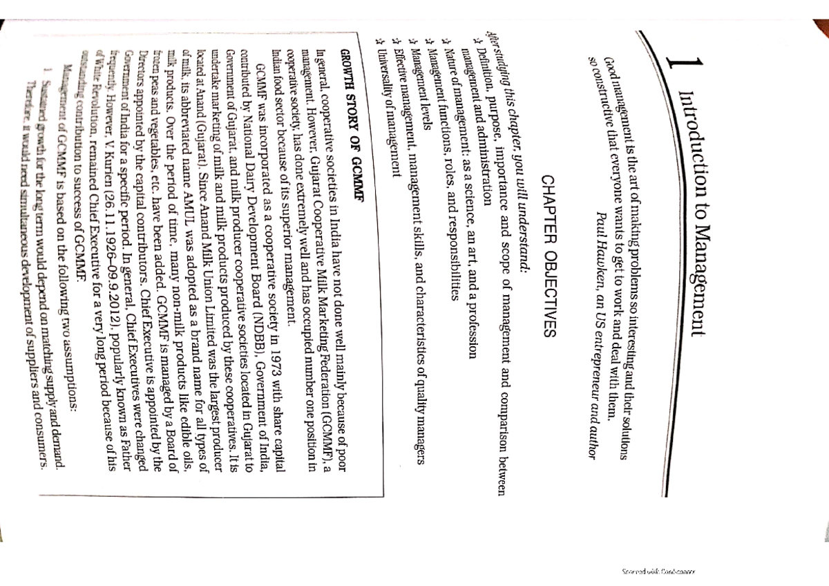 Ppm notes - 1 Introduction to Management of making problems SO ...