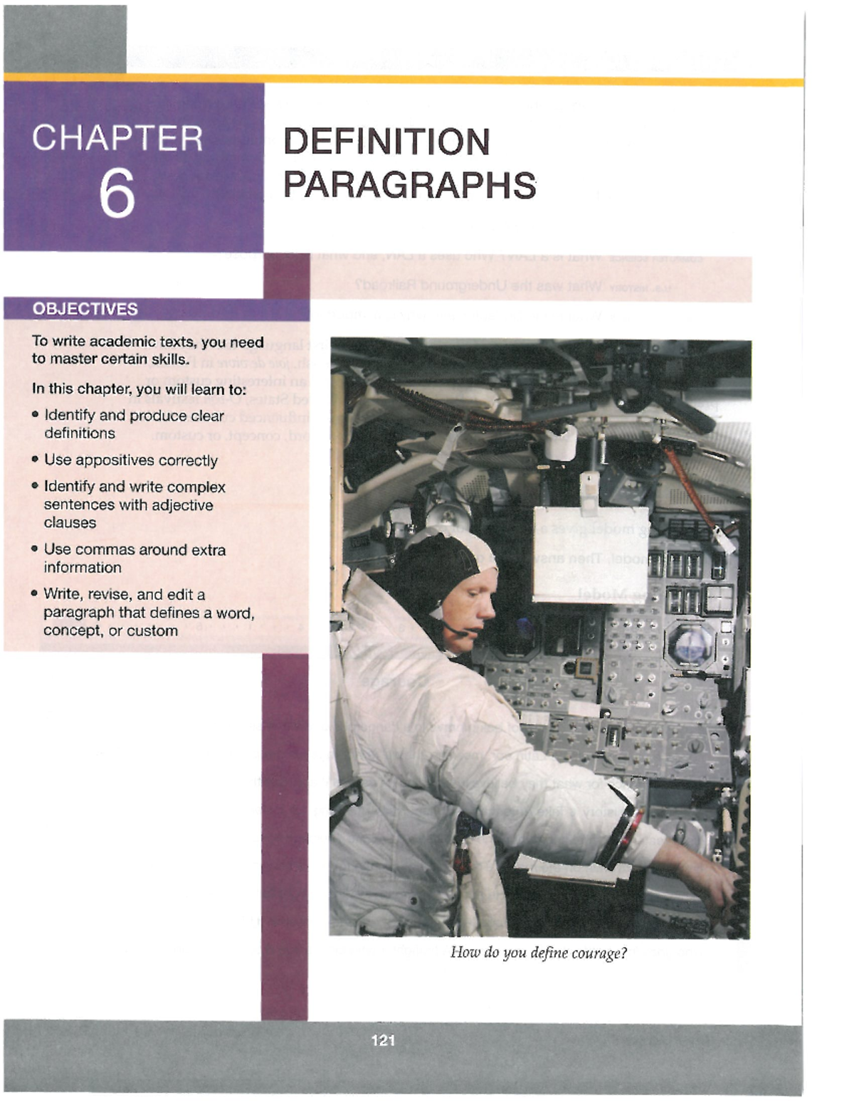 Chapter 6 : Text book - CHAPTER DEFINITION 6 PARAGRAPHS OBJECTIVES To ...