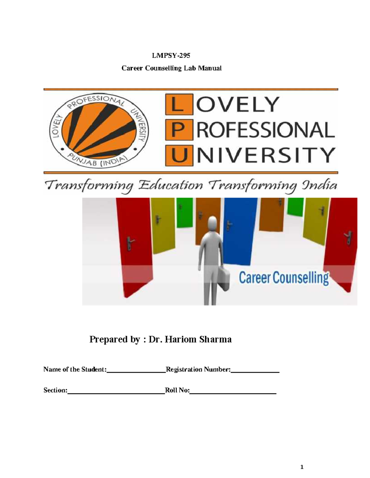 Depsy 295 - Practical guide for psychology students of LPU - LMPSY ...