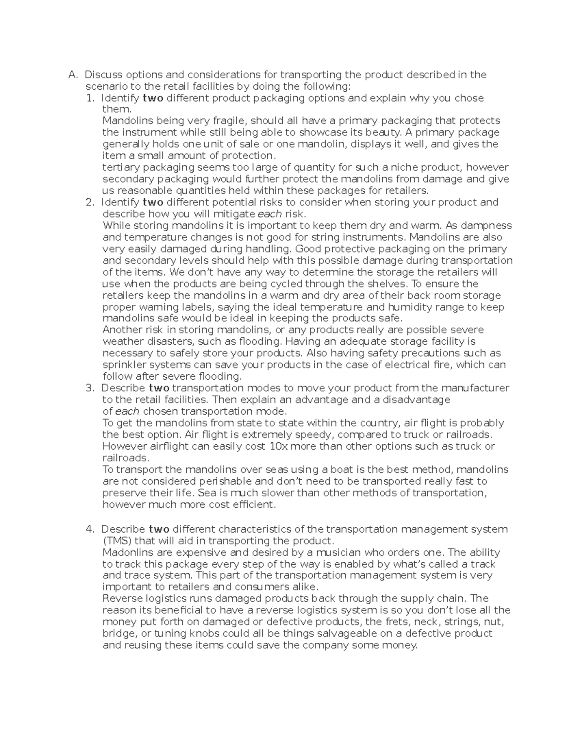 Do79 task 2 business - D079 - WGU - Studocu