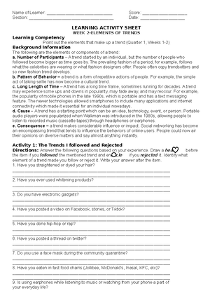 MELC 9 Applied ECON - This serves as learning activity sheets - APPLIED ...
