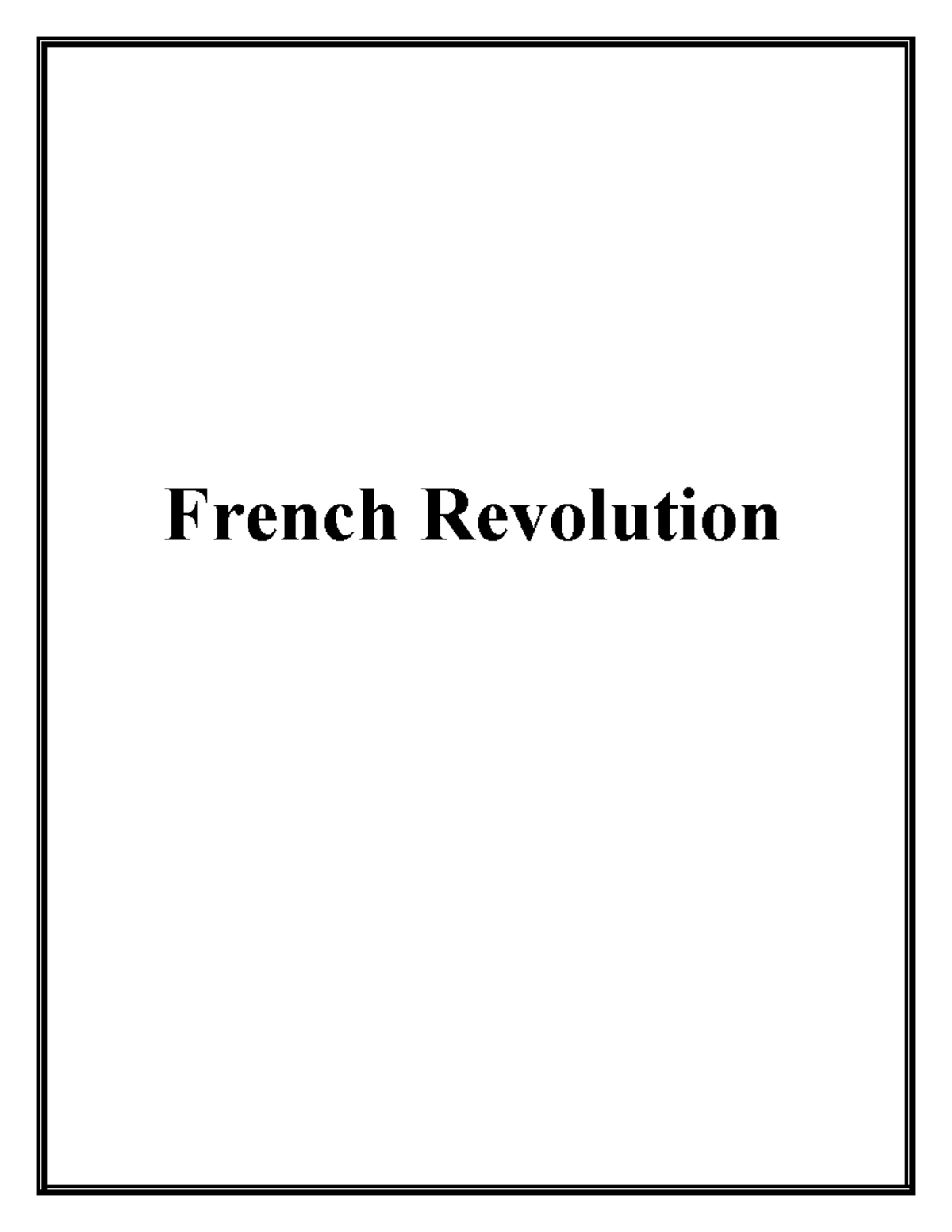 French%20Revolution%20Complete - French Revolution Submitted to: Mam ...