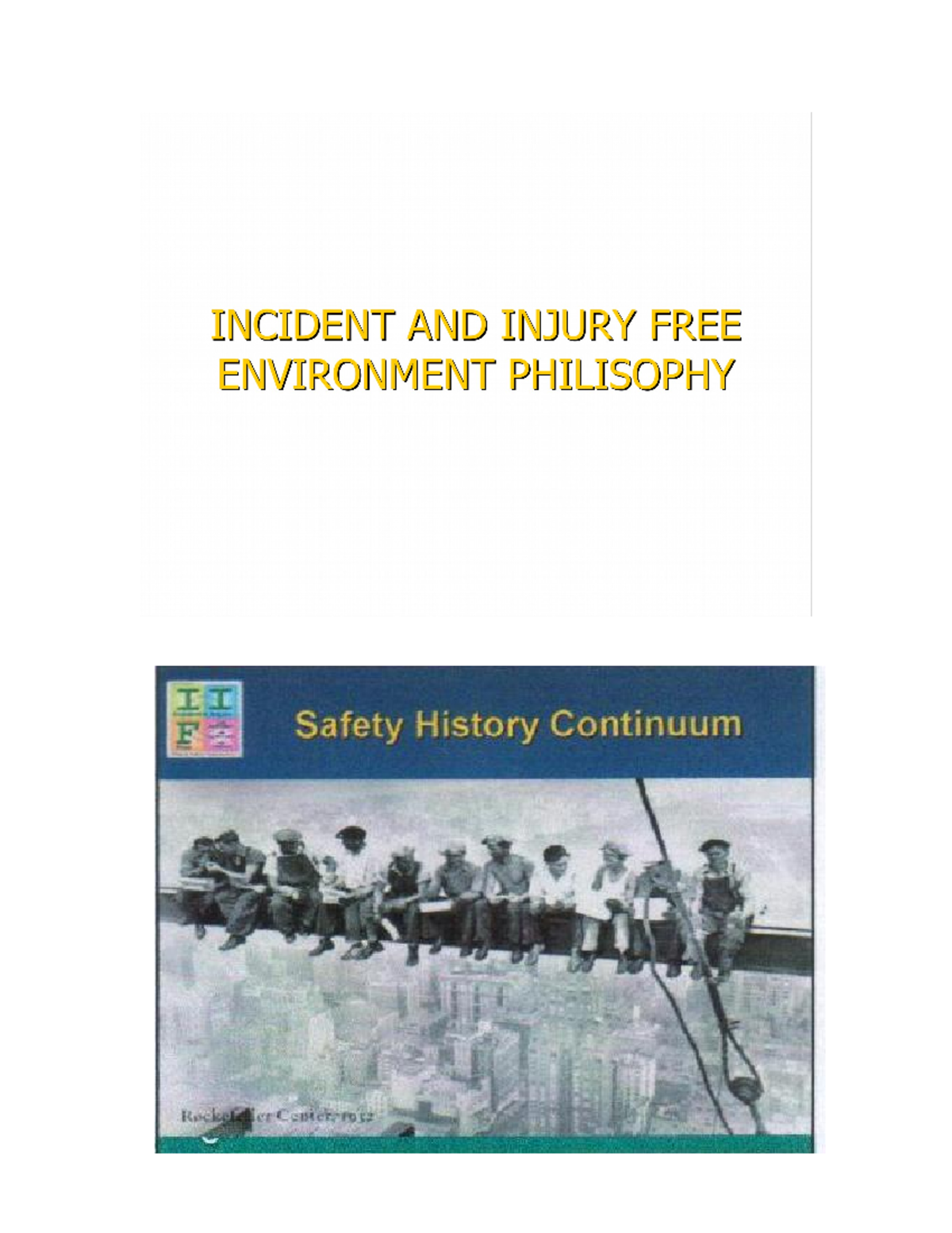 1. Incident and Free Environment Safety - ECE laws - Studocu