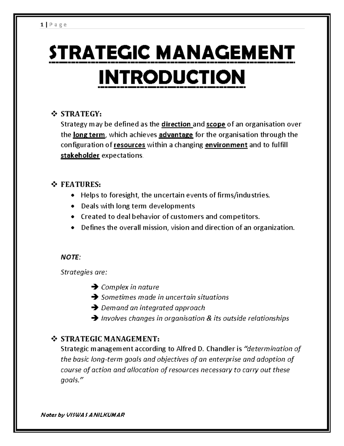 Strategic Management Introduction-converted - STRATEGIC MANAGEMENT ...