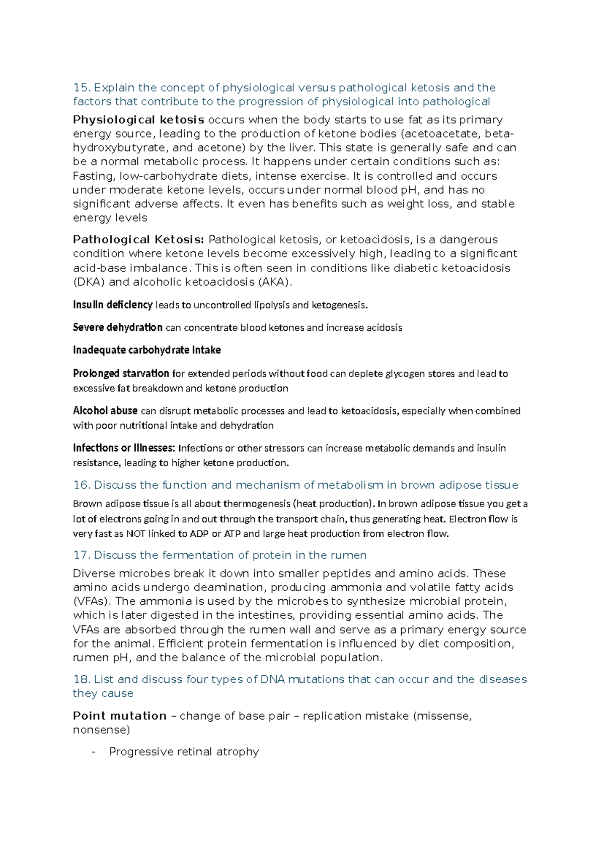 15 - Notes - Explain the concept of physiological versus pathological ...
