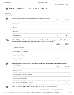 D017 Study Chart - School Law D Legislative Study Chart Legislation ...