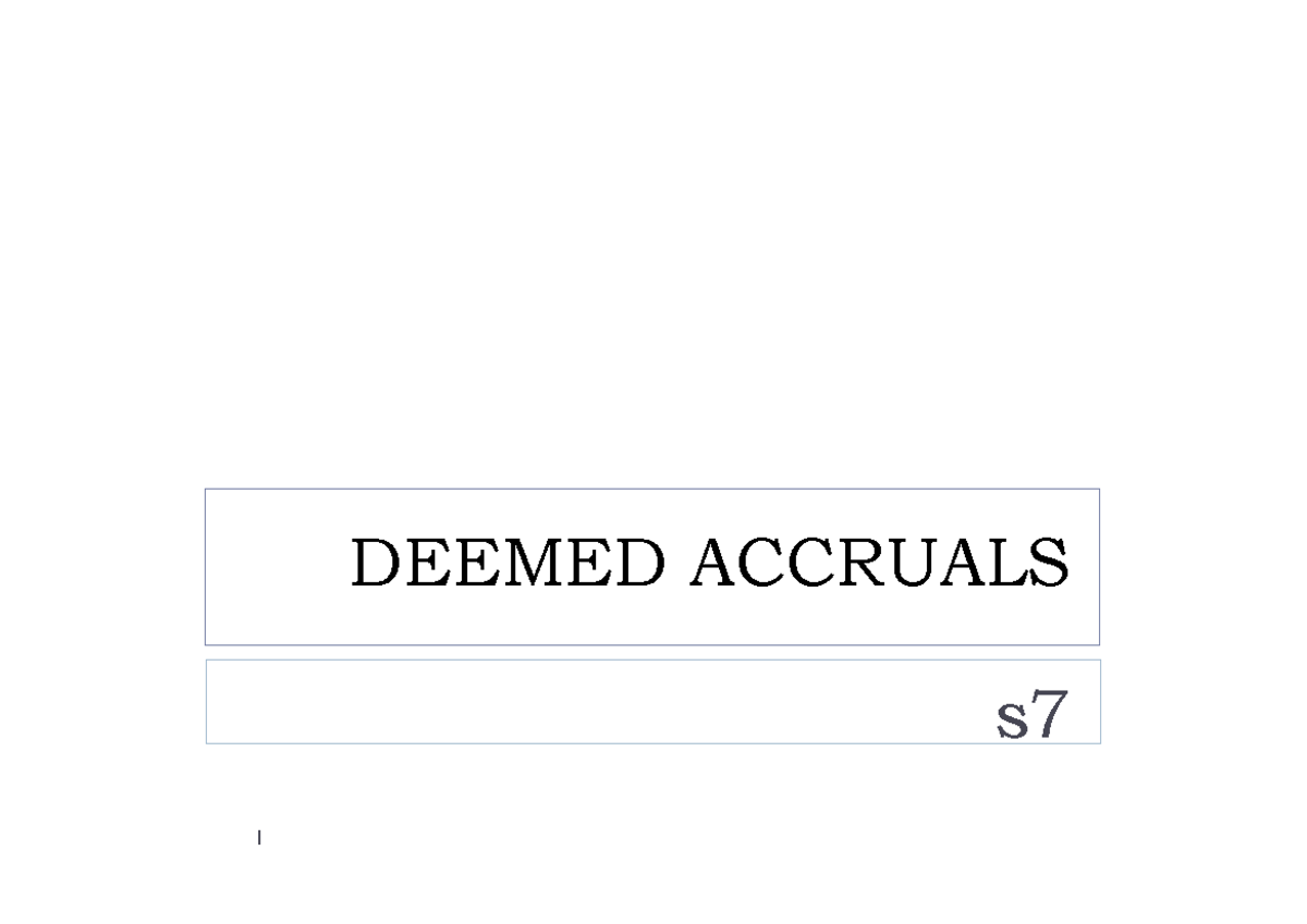 Gross Income - Deemed Accrual - acct341 - UKZN - Studocu