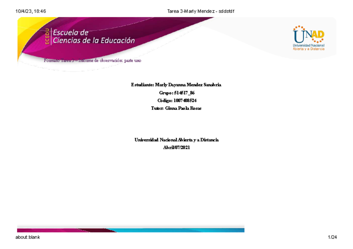 Tarea 3-Marly Mendez - sddsfdf - Formato Tarea 3 – Informe de ...