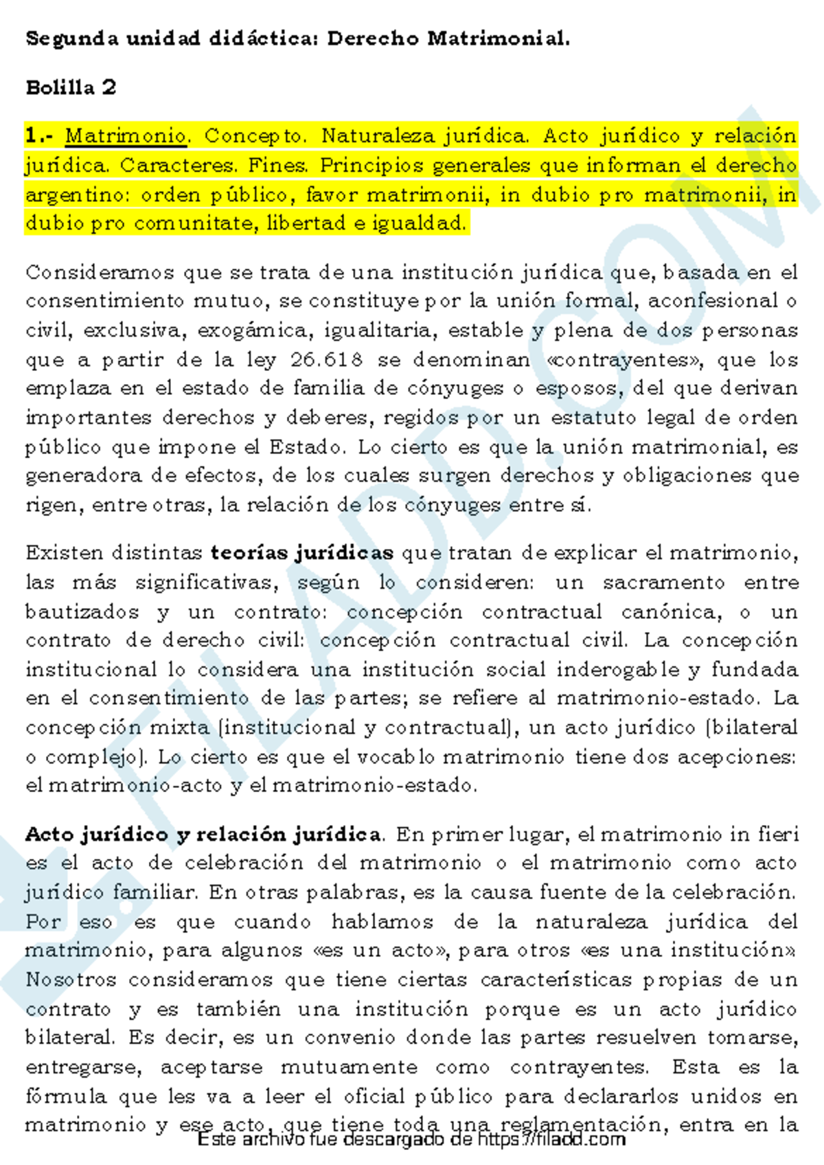 Bolilla 2 - ffffffffffffffffffff - Segunda unidad didáctica: Derecho ...