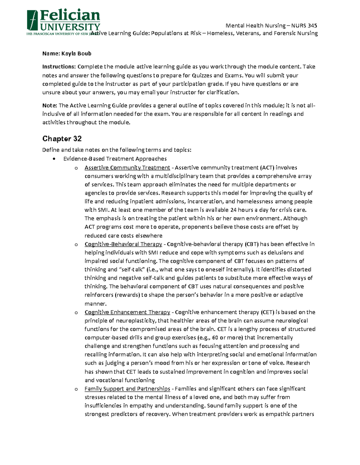 ALG 14 - Active learning guide 14 assignment - Active Learning Guide ...