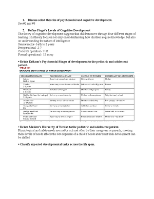Notes 1- meta theories - developmental science: examines changes and ...