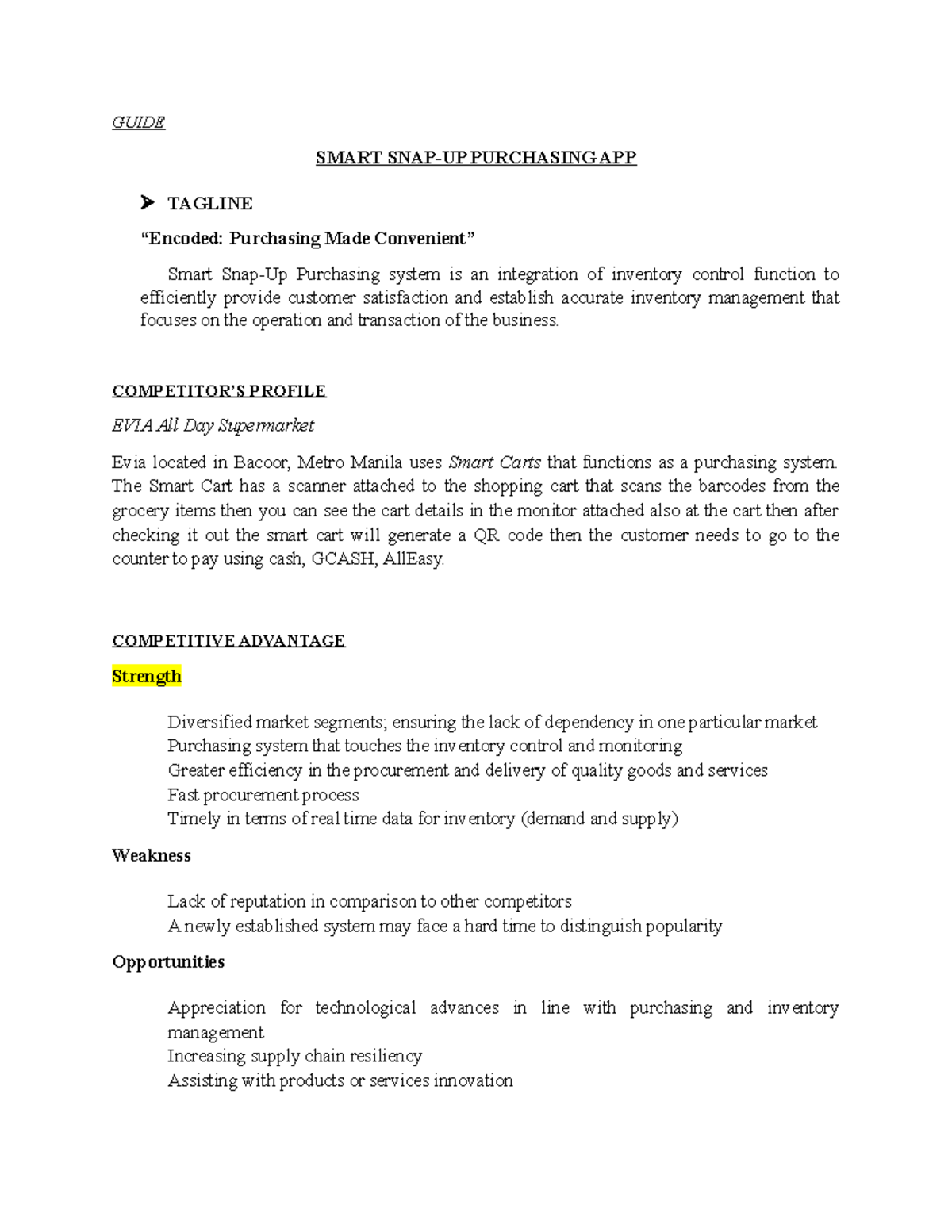 Guide Smart Snap up - GUIDE SMART SNAP-UP PURCHASING APP TAGLINE ...