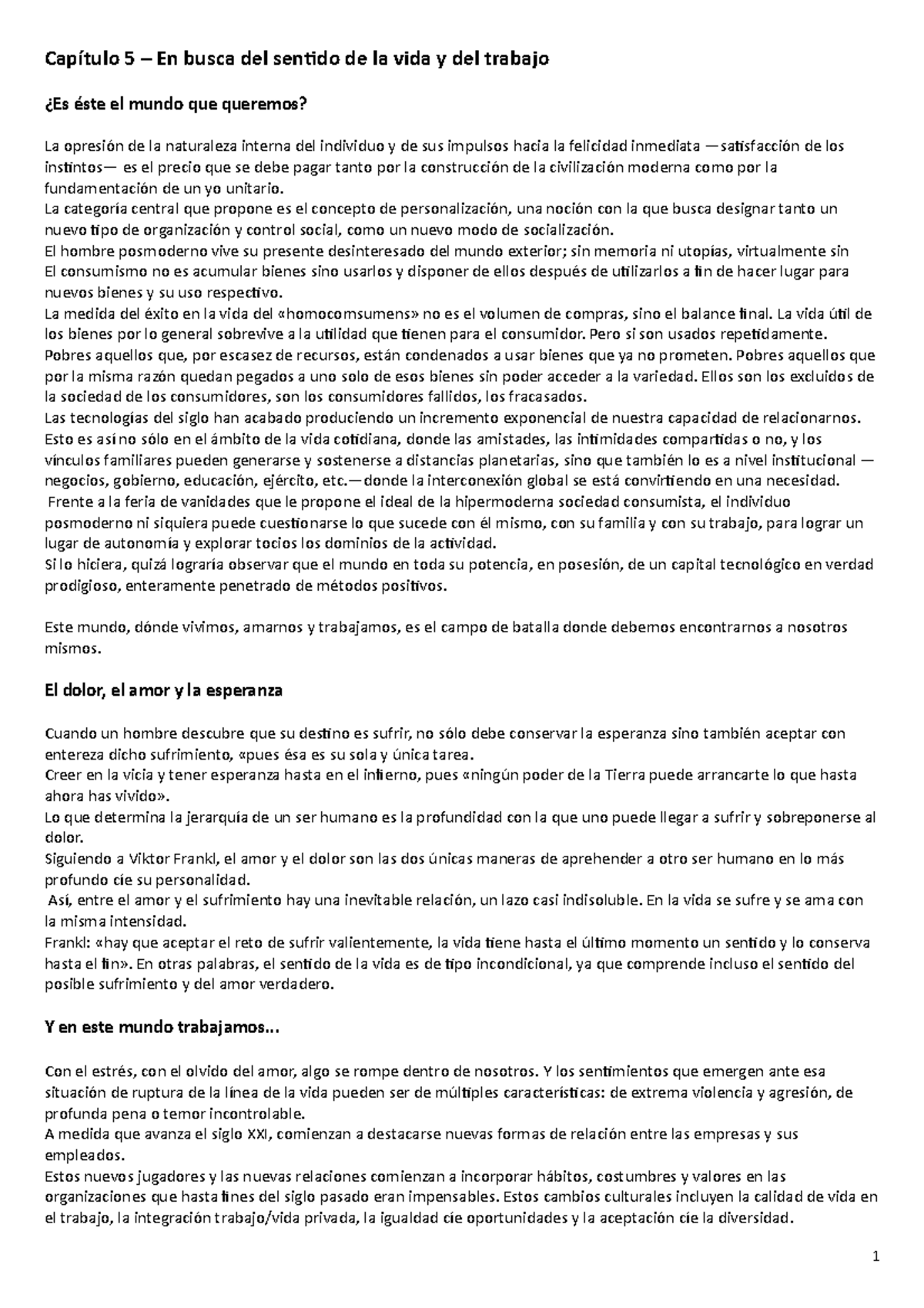 Resumen del libros de capitulos 5 y 6 - Capítulo 5 – En busca del ...