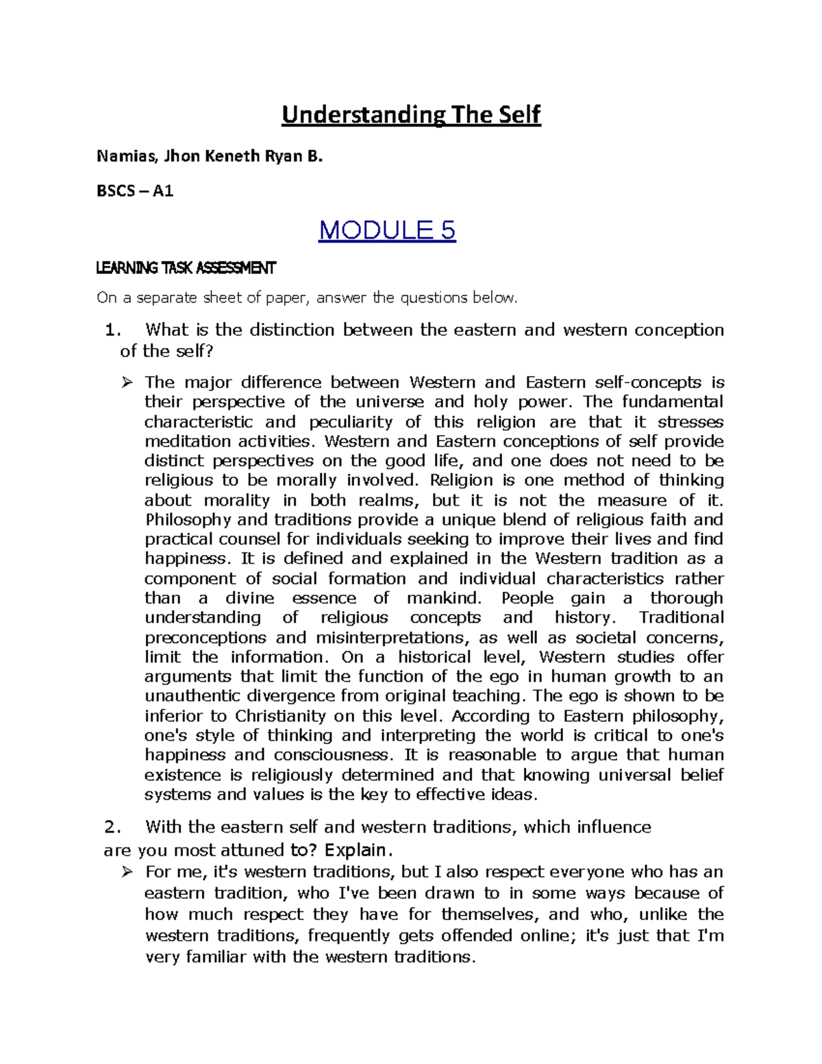 Namias - UTS Final Activity - Namias, Jhon Keneth Ryan B. BSCS – A MODULE 5 LEARNING TASK ...