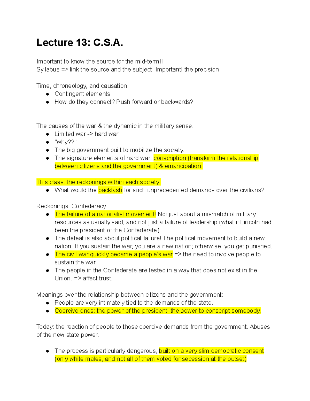 2018- Histun 2432 U.S. Era Of Civil War And Reconstruction-lecture ...