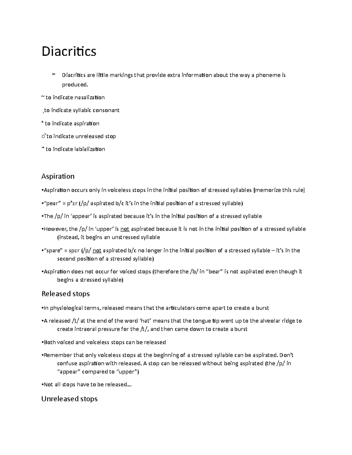 Diacritics 3150 - Transcripts for notes to have an easier way to find ...