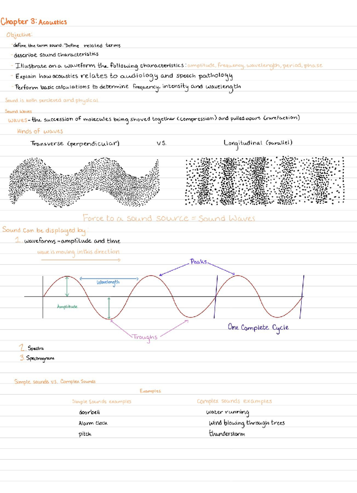Chapter 3: Acoustics - SPPA 231 - Studocu