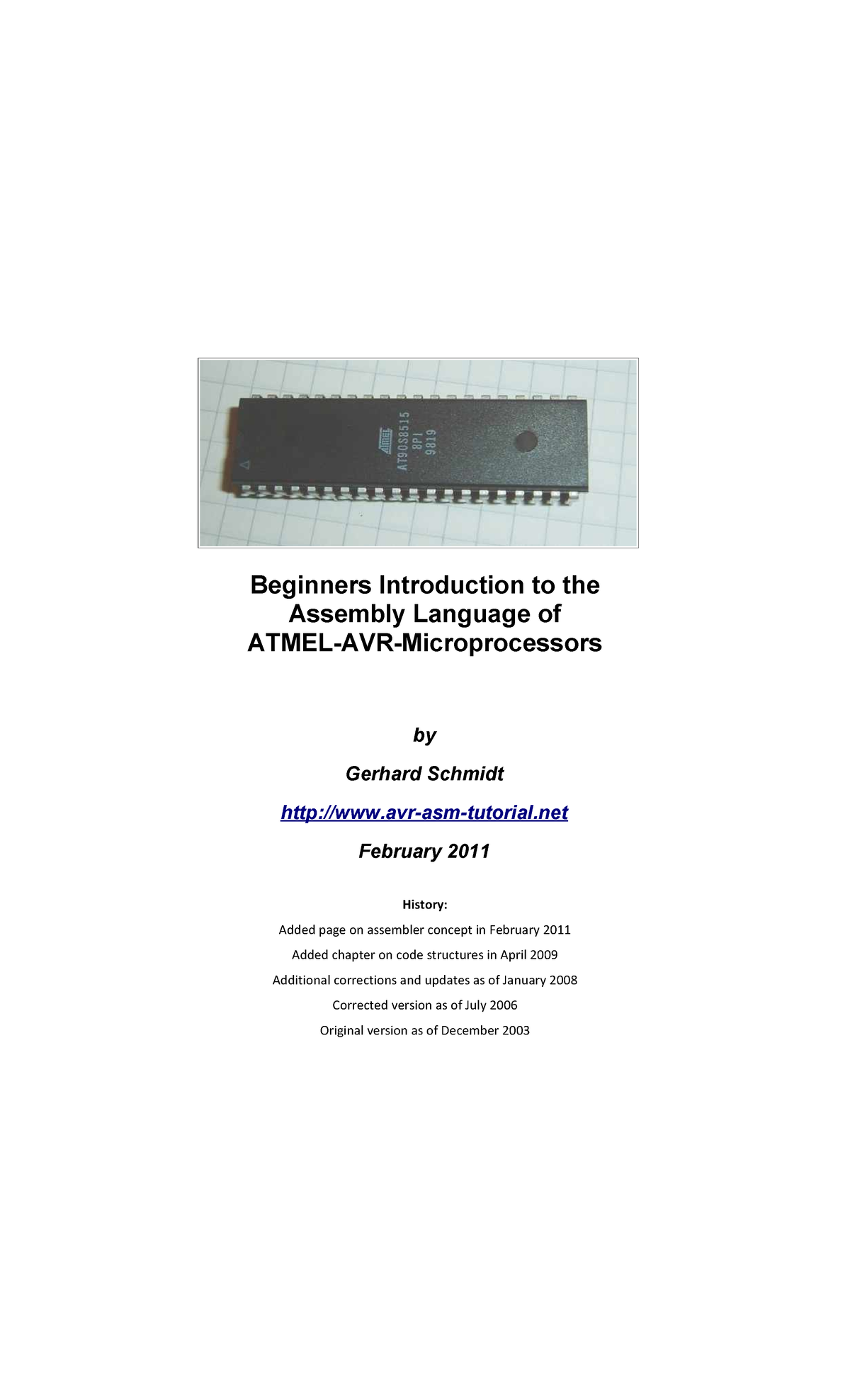 AVRAssembler Beginner - Beginners Introduction to the Assembly Language of ATMEL-AVR ...