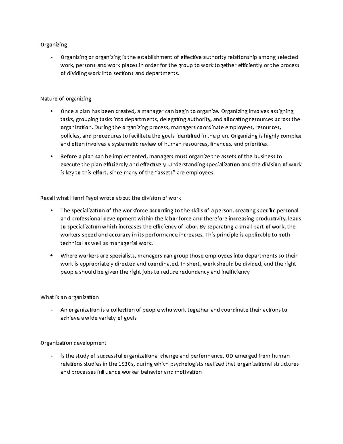 Organizing lecture - Organizing Organizing or organizing is the ...