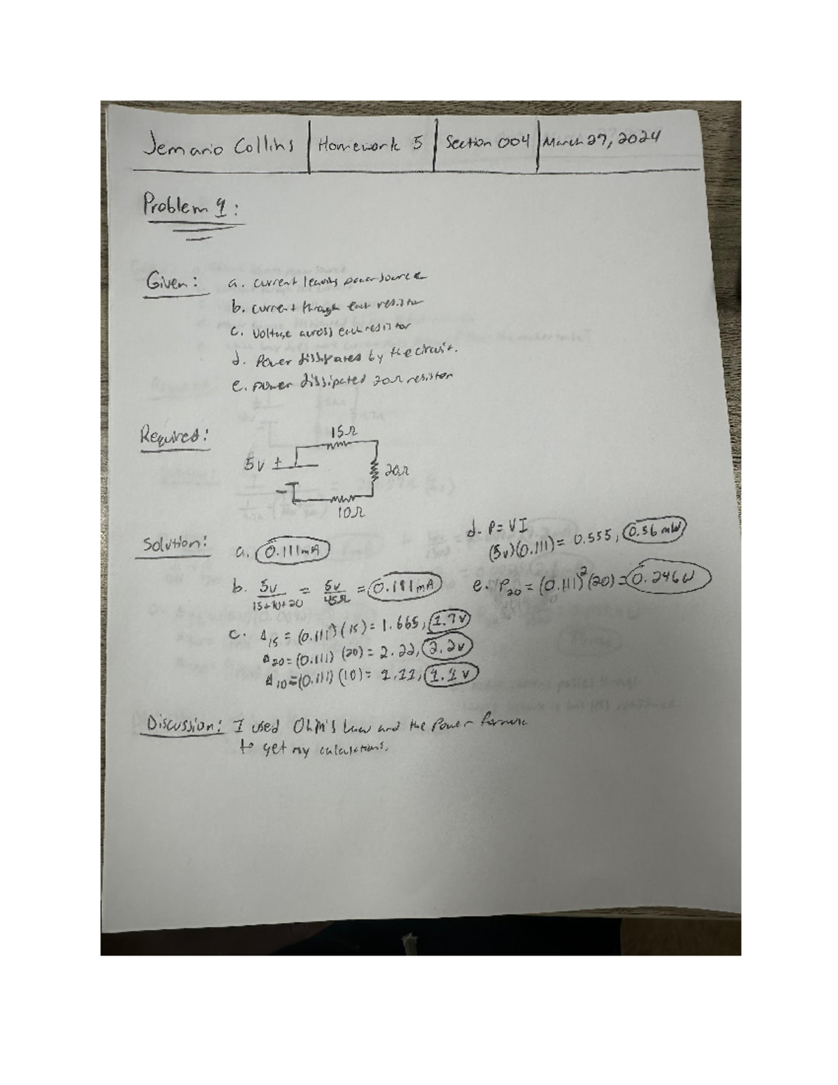 HW 5 - Engineering Homework - ENGR 120 - Studocu