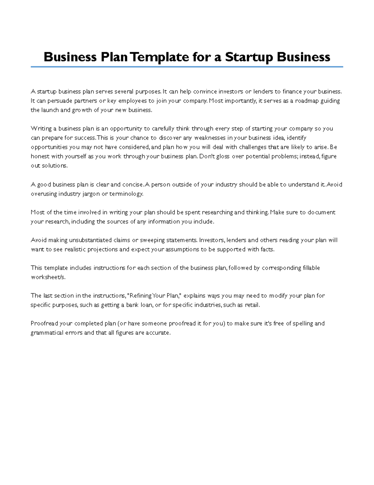 Unit 2 Entrep Business Plan Template edit 2 - Business Plan Template ...