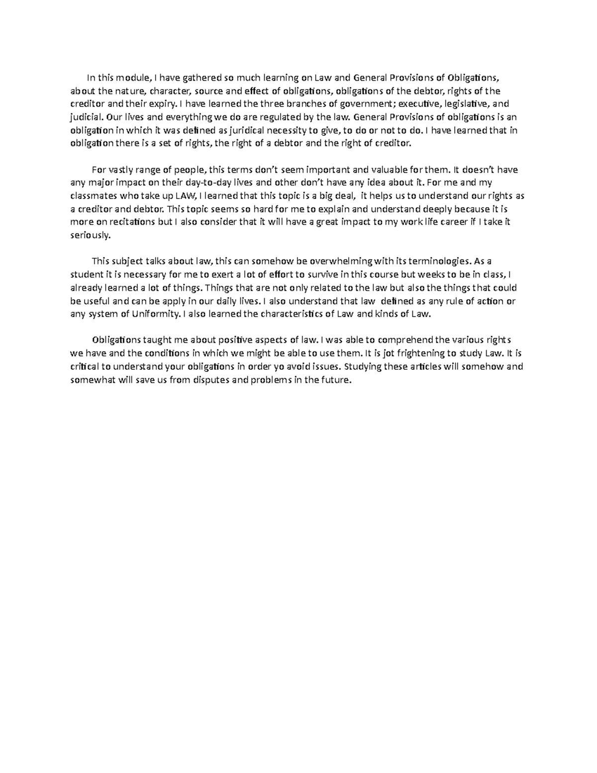 Document (4) copy - Reflection Essay - In this module, I have gathered ...